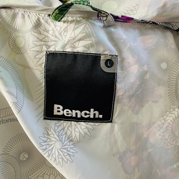 Bench | Jackets & Coats | Bench Floral Print Wind Rain Hooded Jacket ...